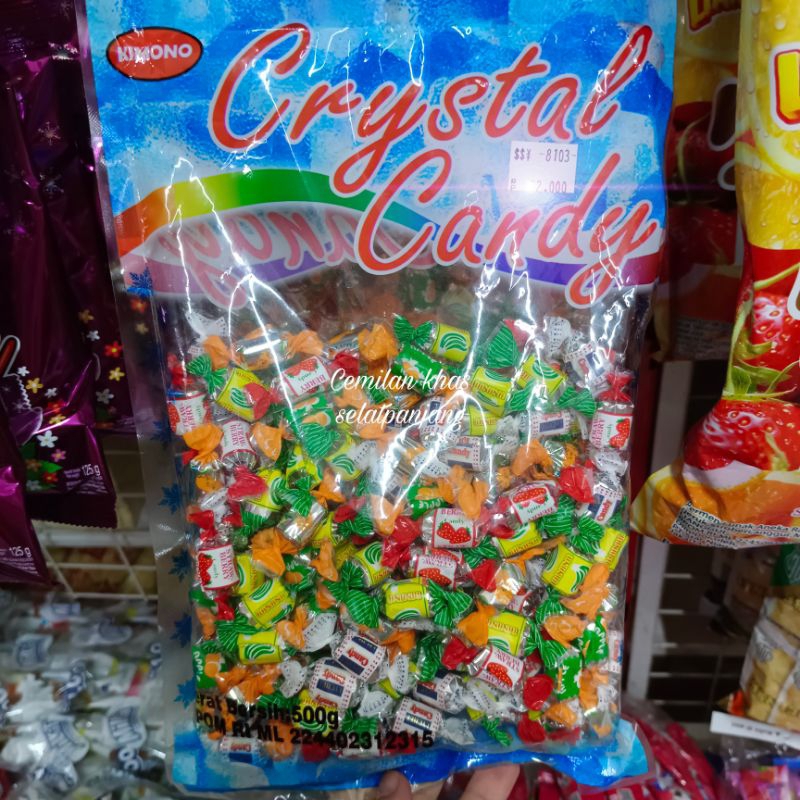 Jual permen crystal candy 500g | Shopee Indonesia