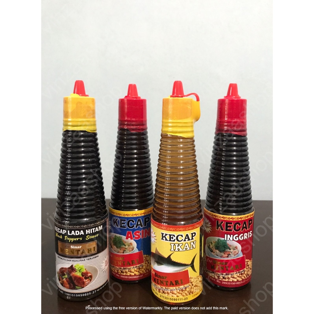 Jual Kecap Penyedap Masakan Cap Sinar Mentari (Kecap Ikan, Kecap Asin ...