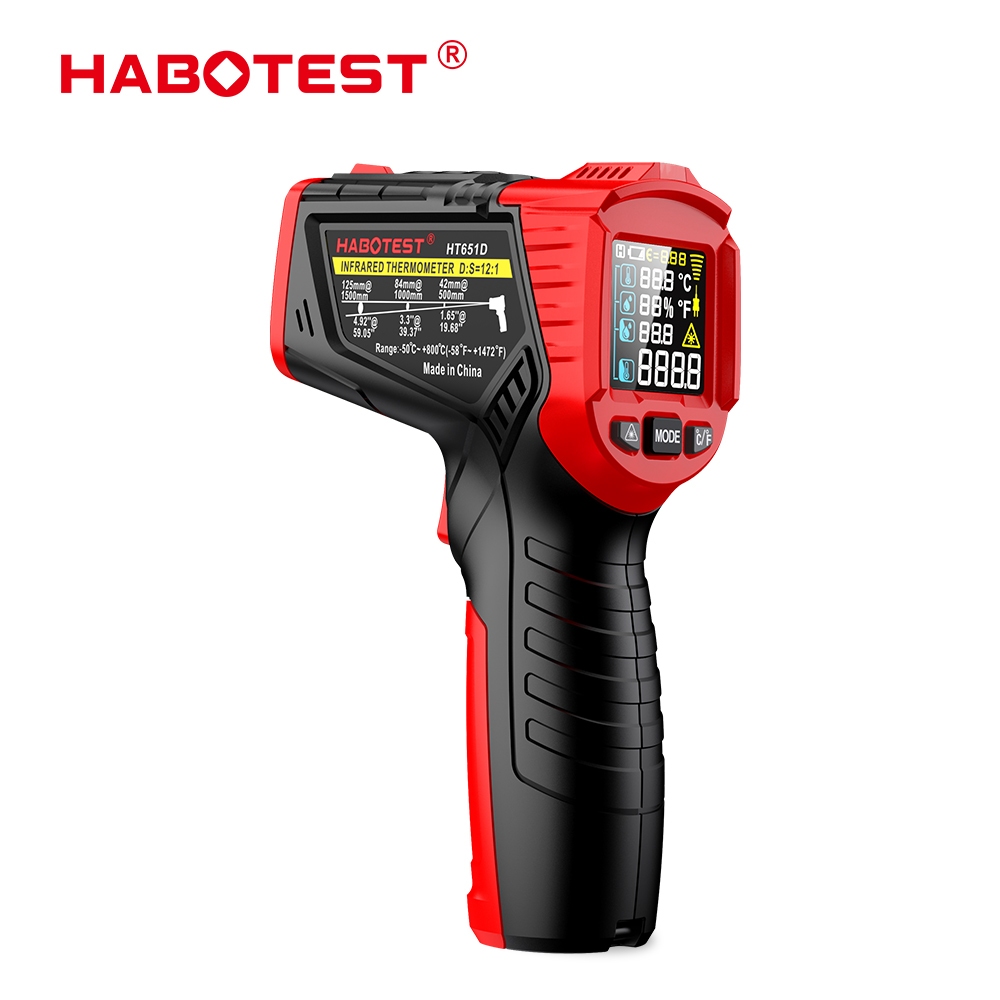 Jual HABOTEST HT651D Termometer Inframerah -50'c-800c Termometer ...