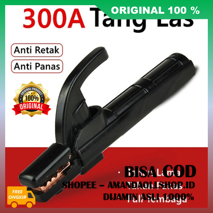 Jual Tang Las 300A Pegangan Las 300 amper Gagang Stang Las 300AM ...