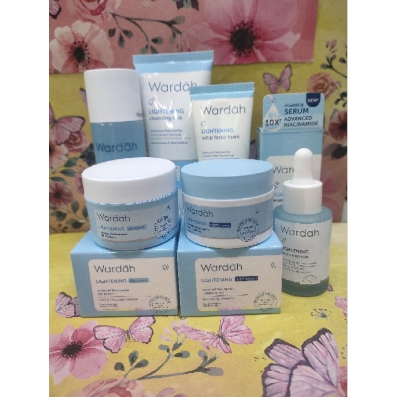 Jual Wardah paket lightening series 6in 1-Wardah paket lengkap Free UV ...