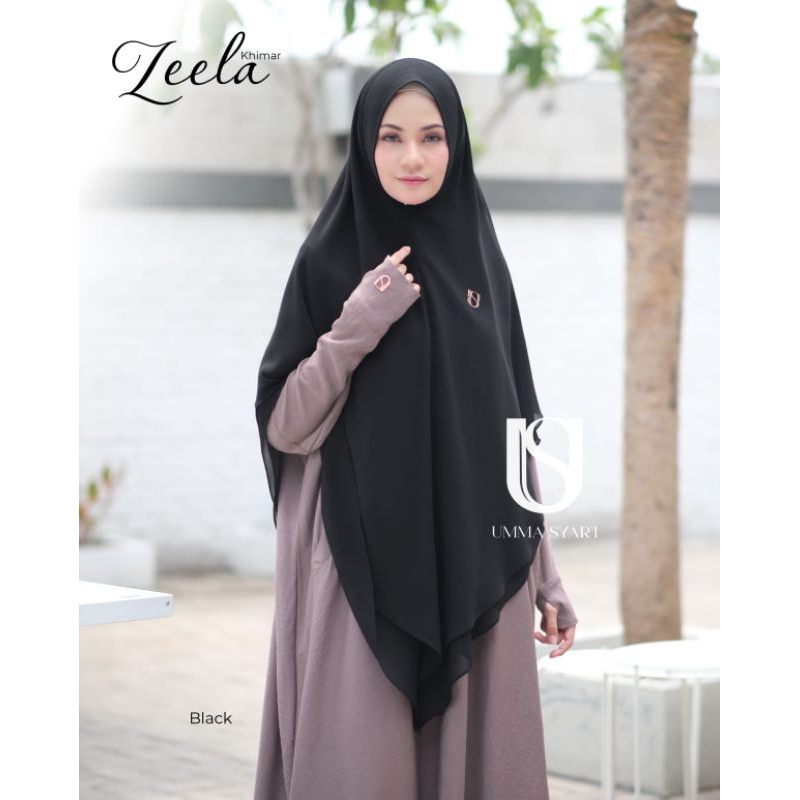 Jual khimar ZEELA logo signature by UMMA | Shopee Indonesia