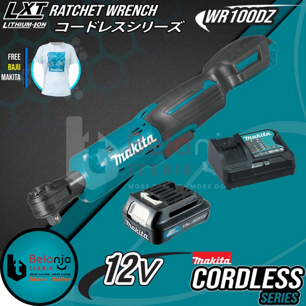 Jual Makita Ratchet Cordless WR100DZ Rachet Sock 12V Socket Set 12V 1.5 ...