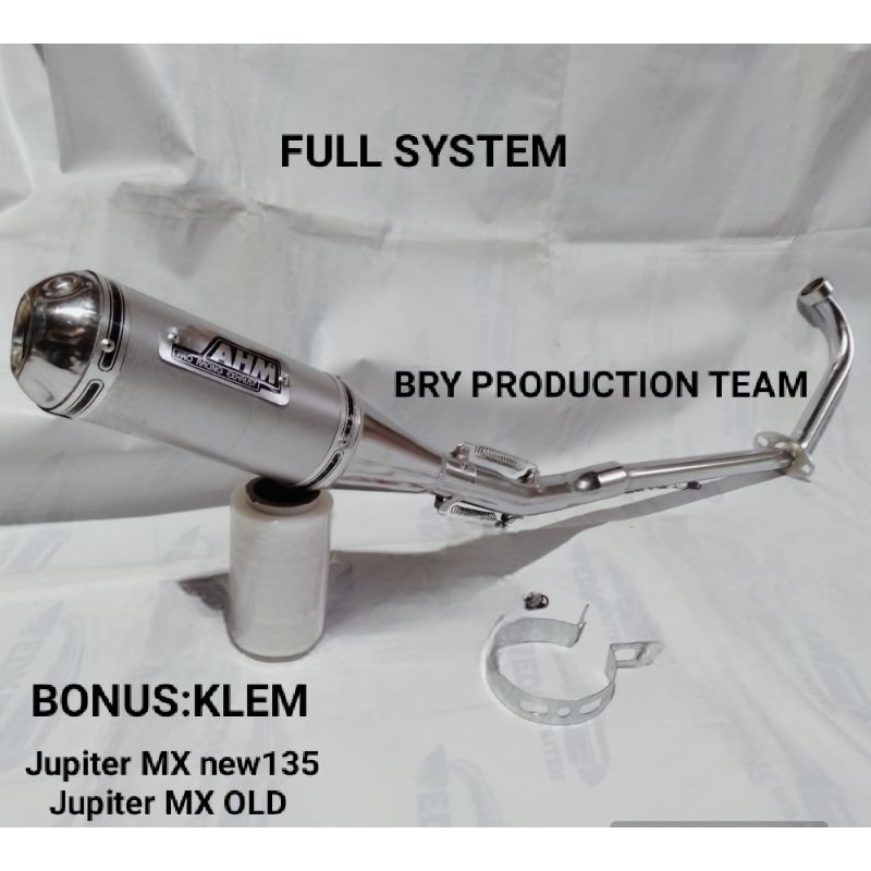 Jual knalpot racing AHM full SYSTEM Jupiter MX old Jupiter MX new135 ...