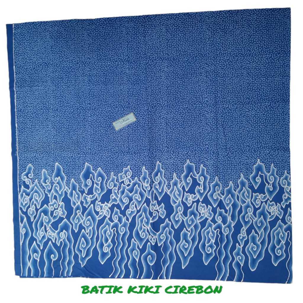 Jual Kain Batik Katun Motif Mega Mendung Tulis Beras Suto Biru | Shopee ...