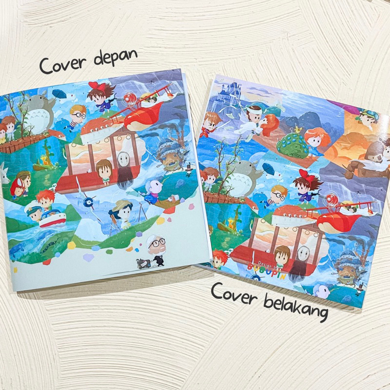 Jual Buku Stiker/ Reusable Sticker Book Edisi Ghibli | Totoro Ponyo ...