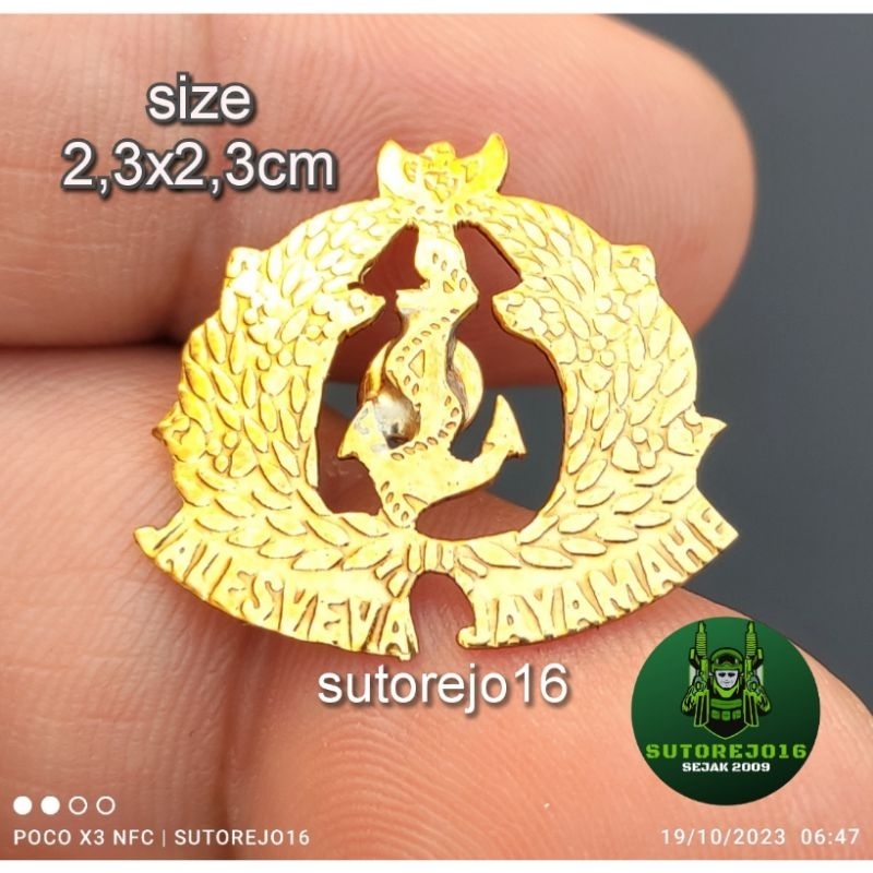 Jual pin kerah tni al | Shopee Indonesia