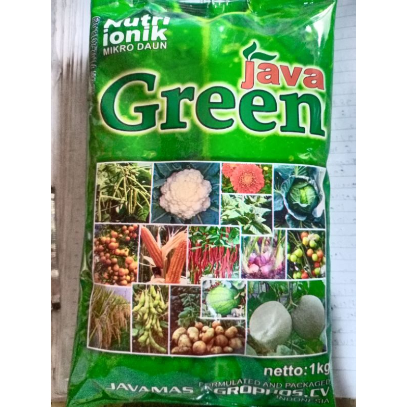 Jual Pupuk Mikro JAVA GREEN 1 Kg|Nutri Ionik Mikro Daun | Shopee Indonesia