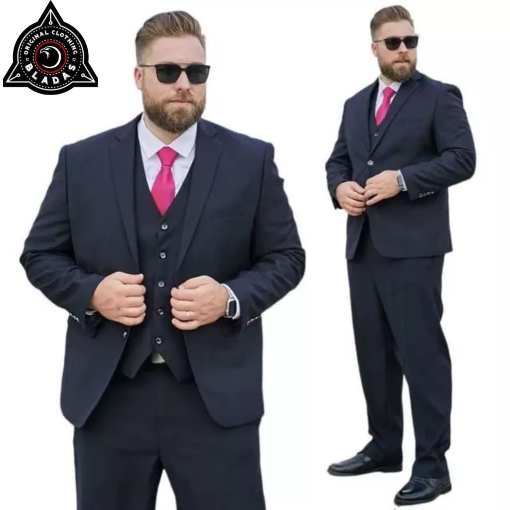 Jual Jas hitam size jumbo / Jas formal size besar / Jas pria | Shopee ...