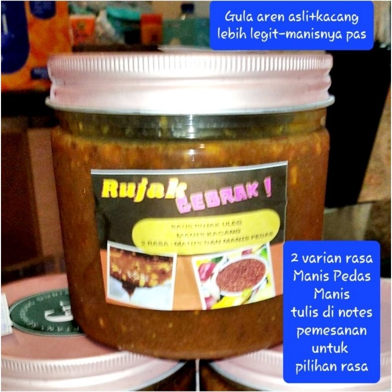 Jual Bumbu/saus Rujak Buah kacang Gebrak | Shopee Indonesia