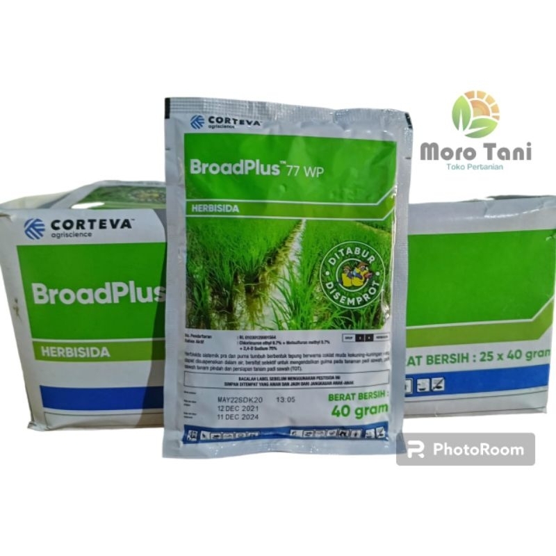 Jual BROADPLUS 77 WP - 40 GRAM Herbisida Pembasmi Gulma Padi | Shopee ...