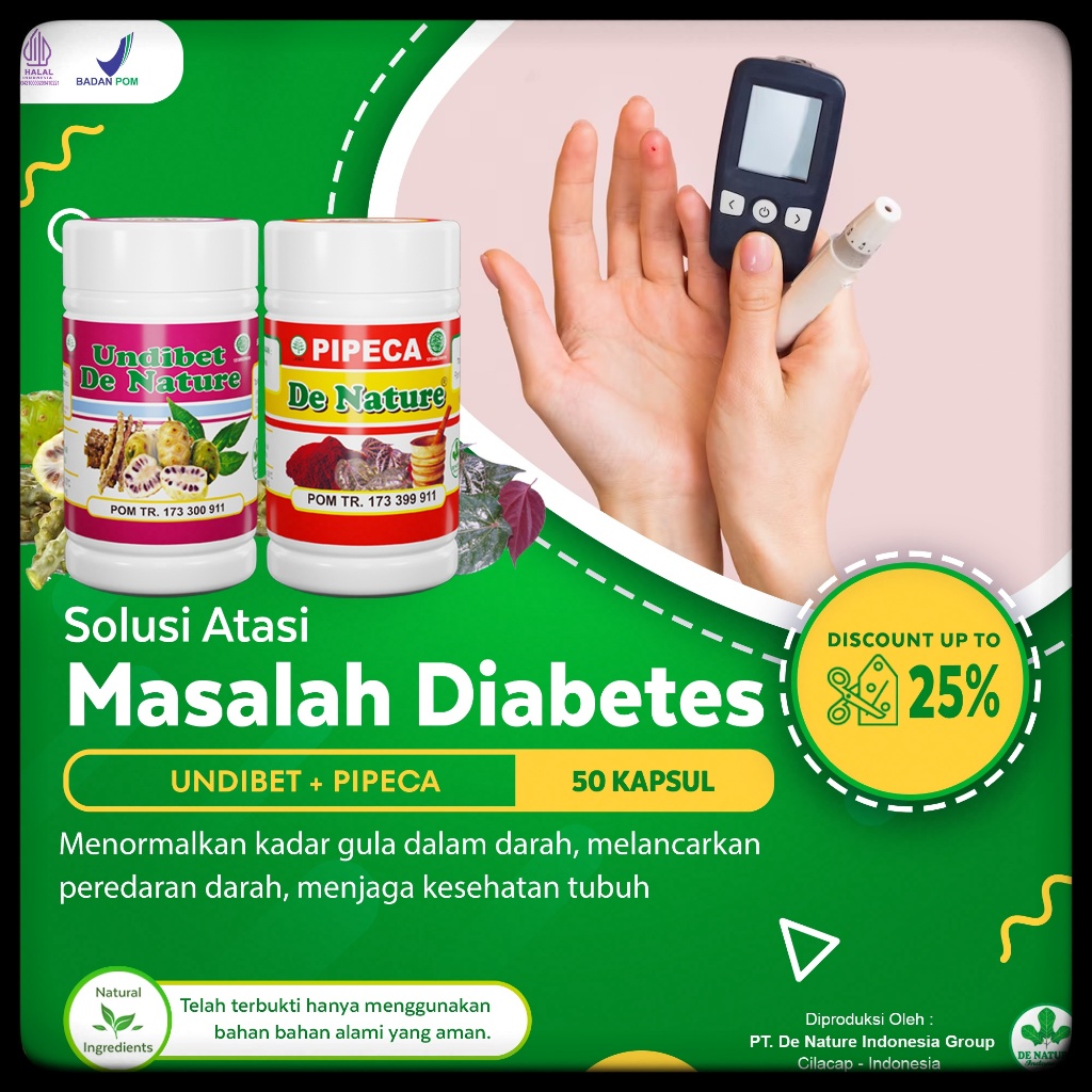 Jual Obat Diabet Diabetes Tipe 1 Tipe 2 Gula Darah Tinggi Kencing Manis ...