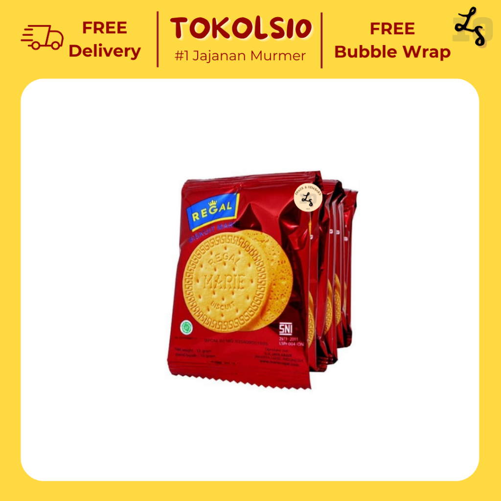 Jual Biskuit Marie Regal Renceng 12gr Isi 10 pcs | Shopee Indonesia