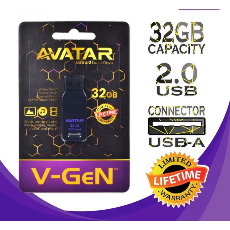 Jual flashdisk V-GEN avatar USB 2.0 aneka jenis ukuran | Shopee Indonesia