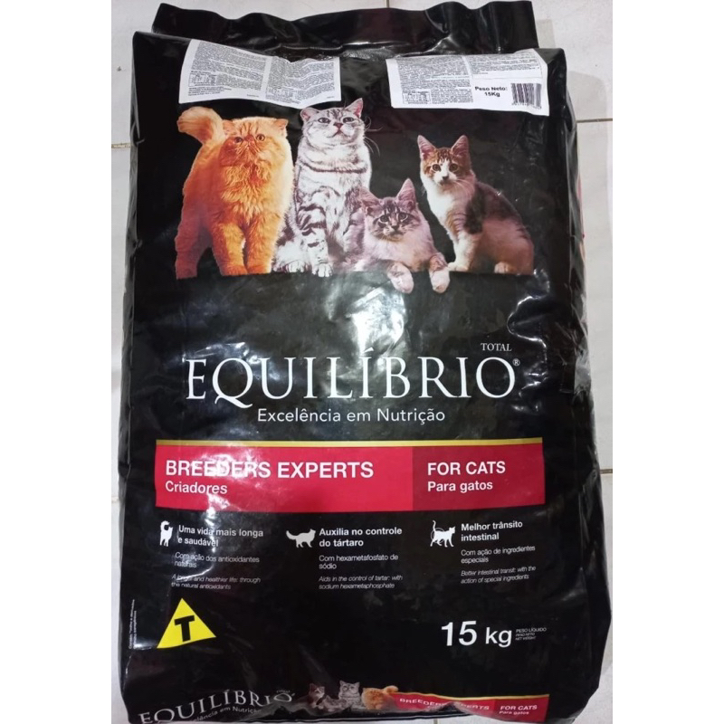 Jual CAT FOOD MAKANAN KUCING EQUILIBRIO 15 KG BREEDER EXPERTS FRESH ...