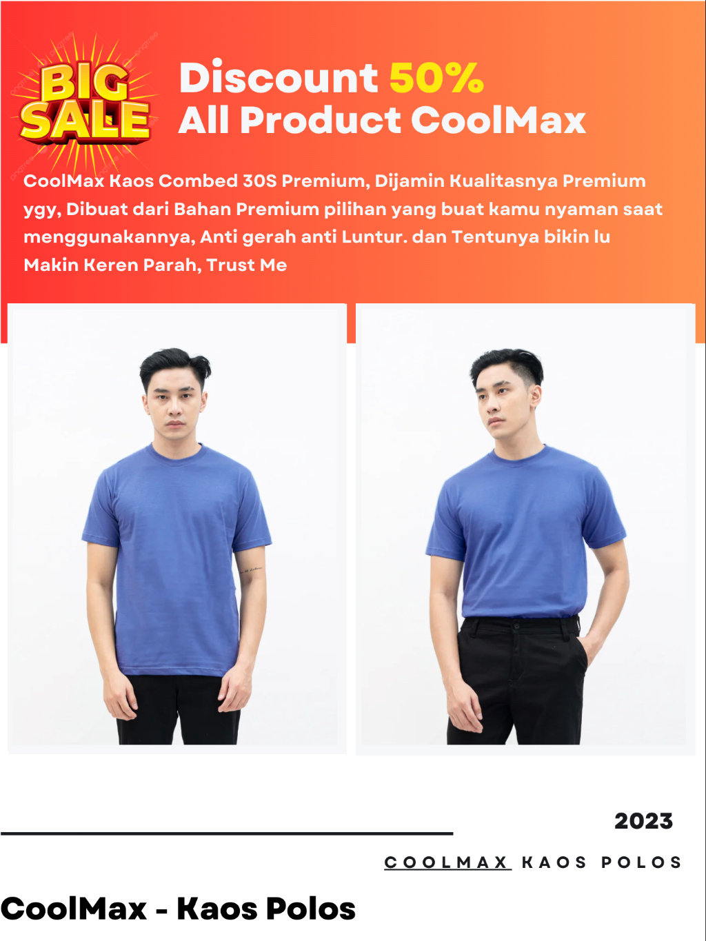 Jual Coolmax _ Kaos Polos Onec Lengan Pendek Pria Wanita Unisex BAHAN ...