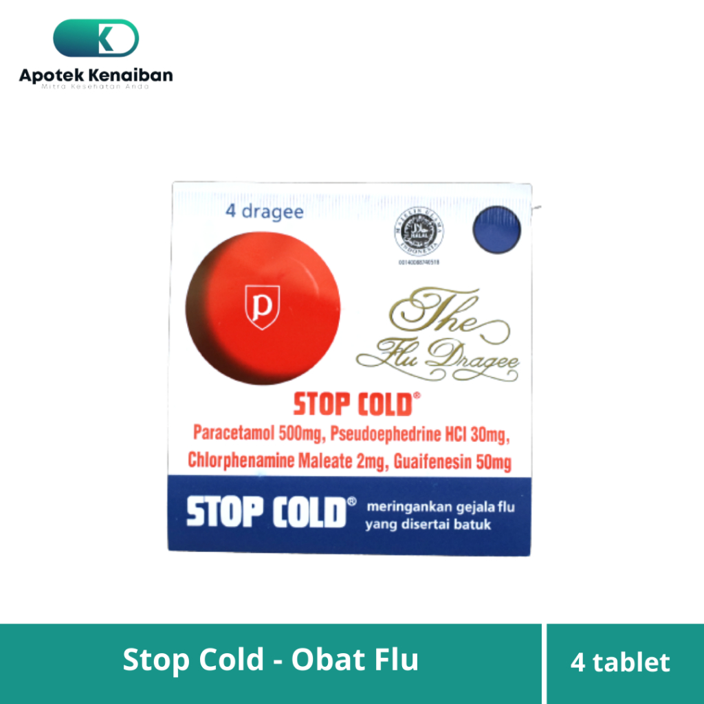Jual STOP COLD STRIP 4 TABLET OBAT FLU + BATUK / OBAT PILEK | Shopee ...