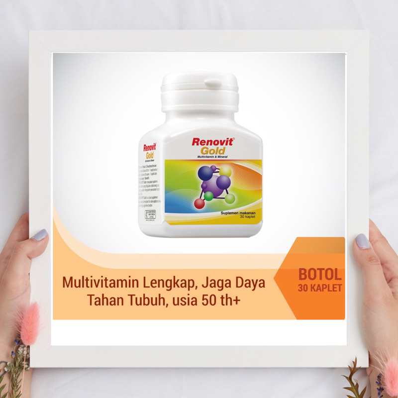 Jual Renovit Gold 30 Tablet - Multivitamin & Mineral | Shopee Indonesia