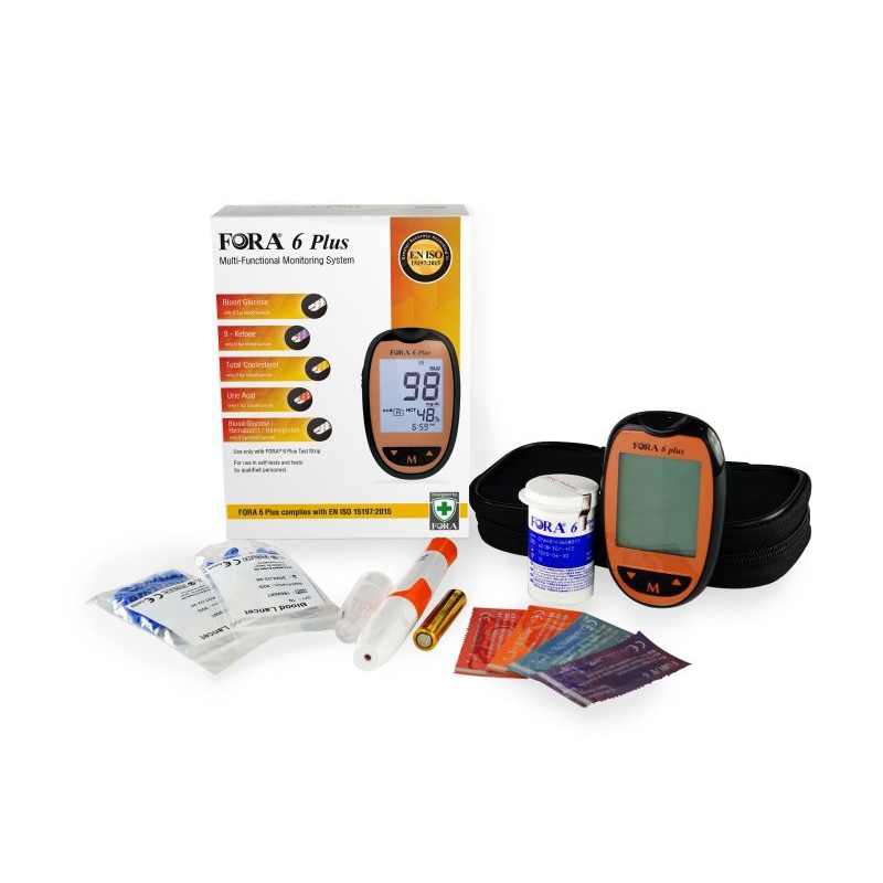 Jual 6IN1 Multi Parameter Monitoring System Original FORA 6 Plus | Alat ...