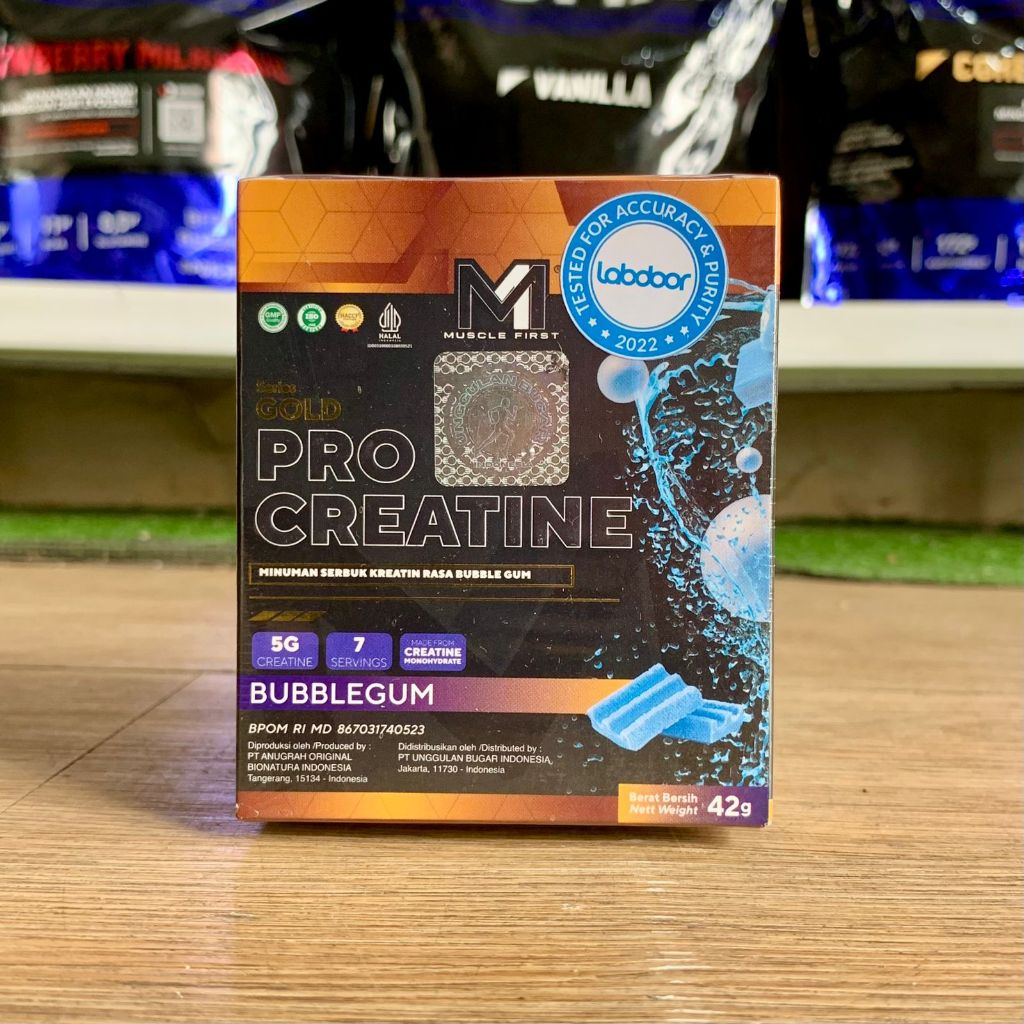 Jual M1 Pro Creatine 42 gr 7 Sachet Muscle First Monohydrate | Shopee ...