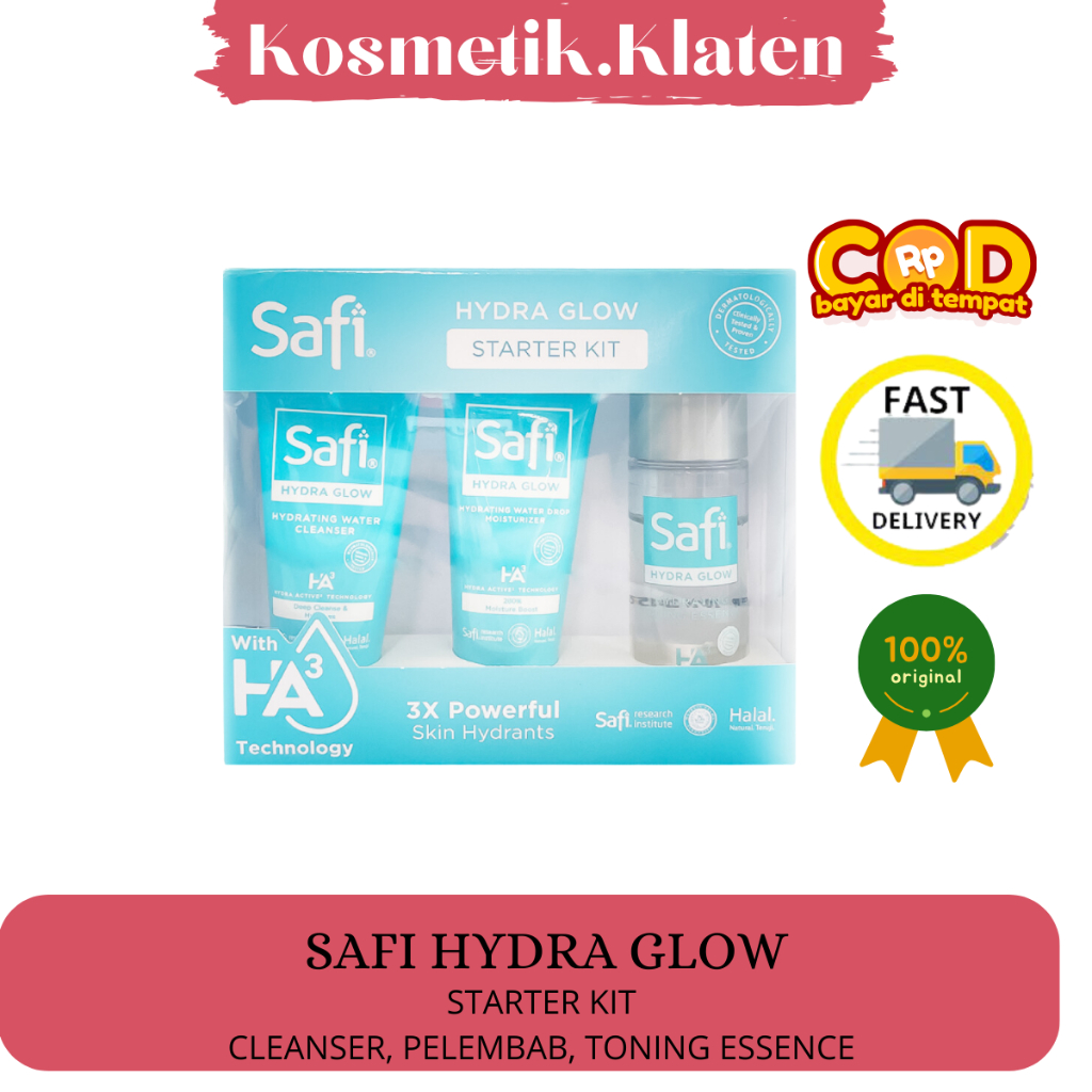 Jual Safi Hydra Glow Hydrating Water Starter Kit | Shopee Indonesia