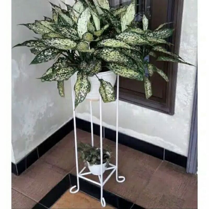 Jual Rak Pot Tanaman Hias Bunga Besi Bertingkat TINGGI 40 CM D 18 CM ...