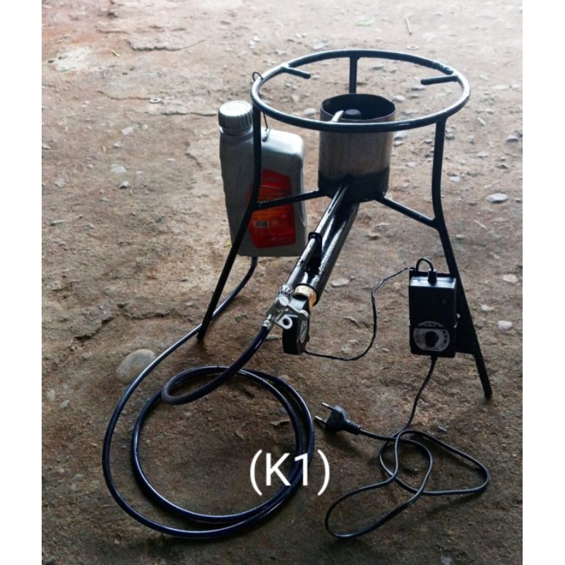 Jual Kompor oli bekas/minyak goreng bekas minimalis kompilt siap pakai ...