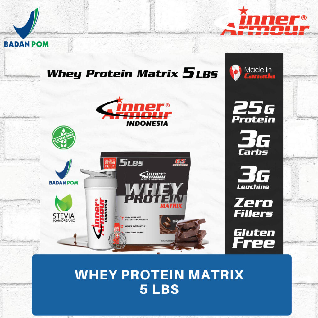 Jual Inner Armour Whey Protein Matrix 5 Lbs Concentrate | Shopee Indonesia