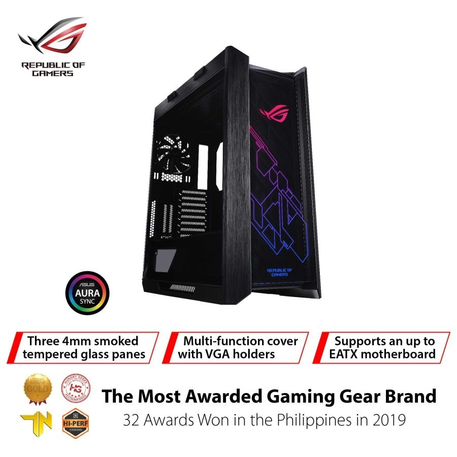 Jual Casing ASUS ROG Strix Helios GX601 Black - Mid Tower, Tempered ...