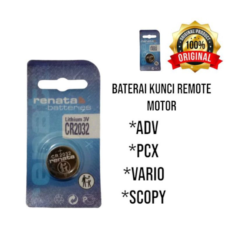 Jual Baterai Untuk Kunci Remote Keyles Motor Honda ADV PCX Vario Scoopy ...