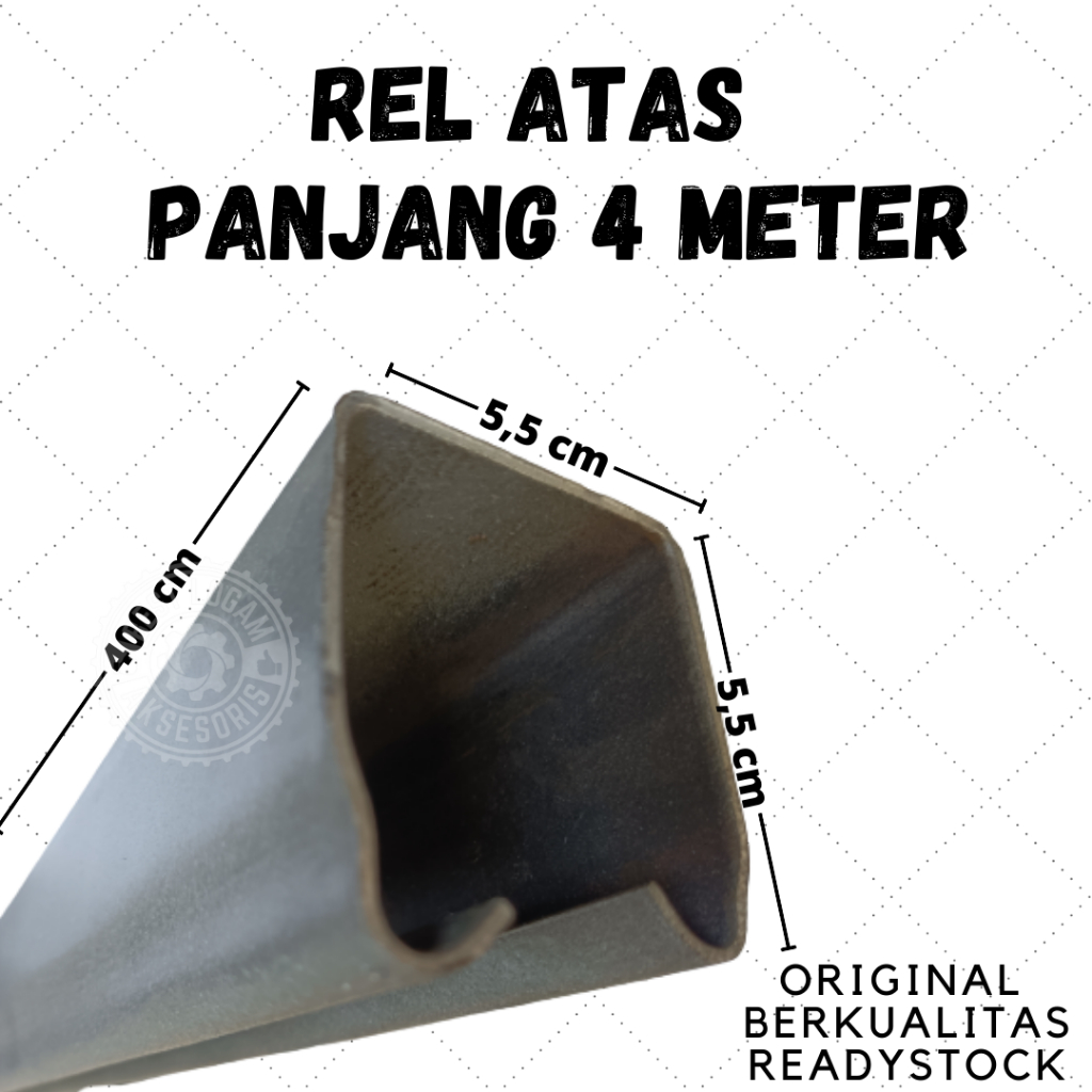 Jual Rel atas besar pintu besi rel henderson pintu lipat sliding - 4 ...