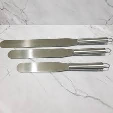 Jual Spatula Stainless Lurus Pallet Knife Straight Ukuran 20cm 25cm ...