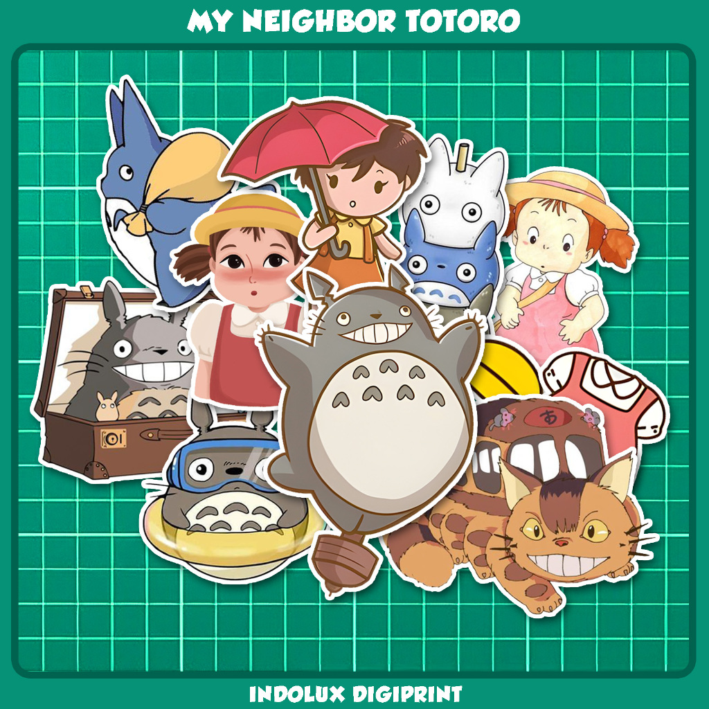 Jual Studio Ghibli Sticker Totoro / Ponyo / Howl / Kiki Delivery ...
