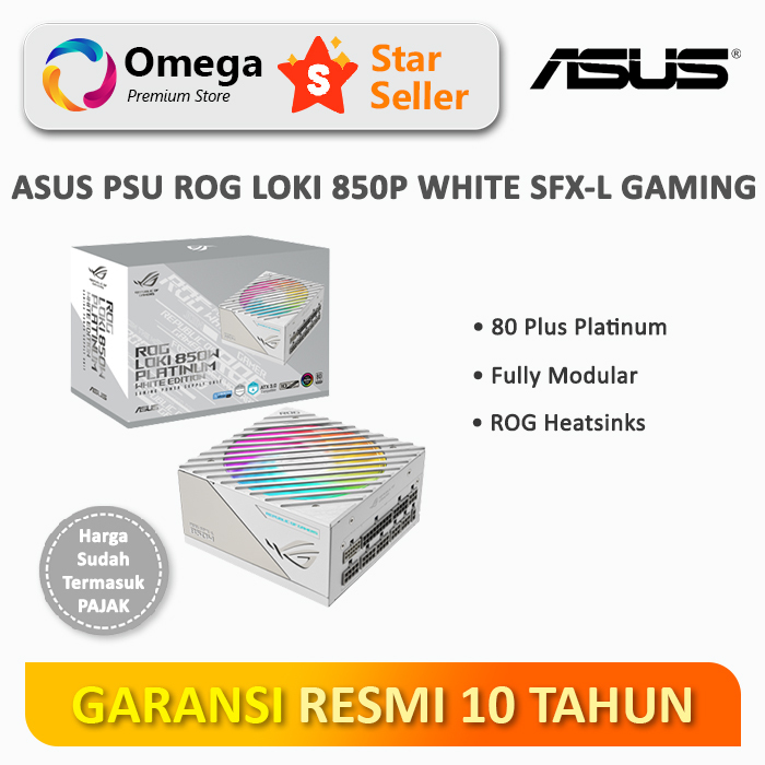 Jual PSU ASUS ROG LOKI SFX-L 850W PLATINUM WHITE EDITION | Shopee Indonesia