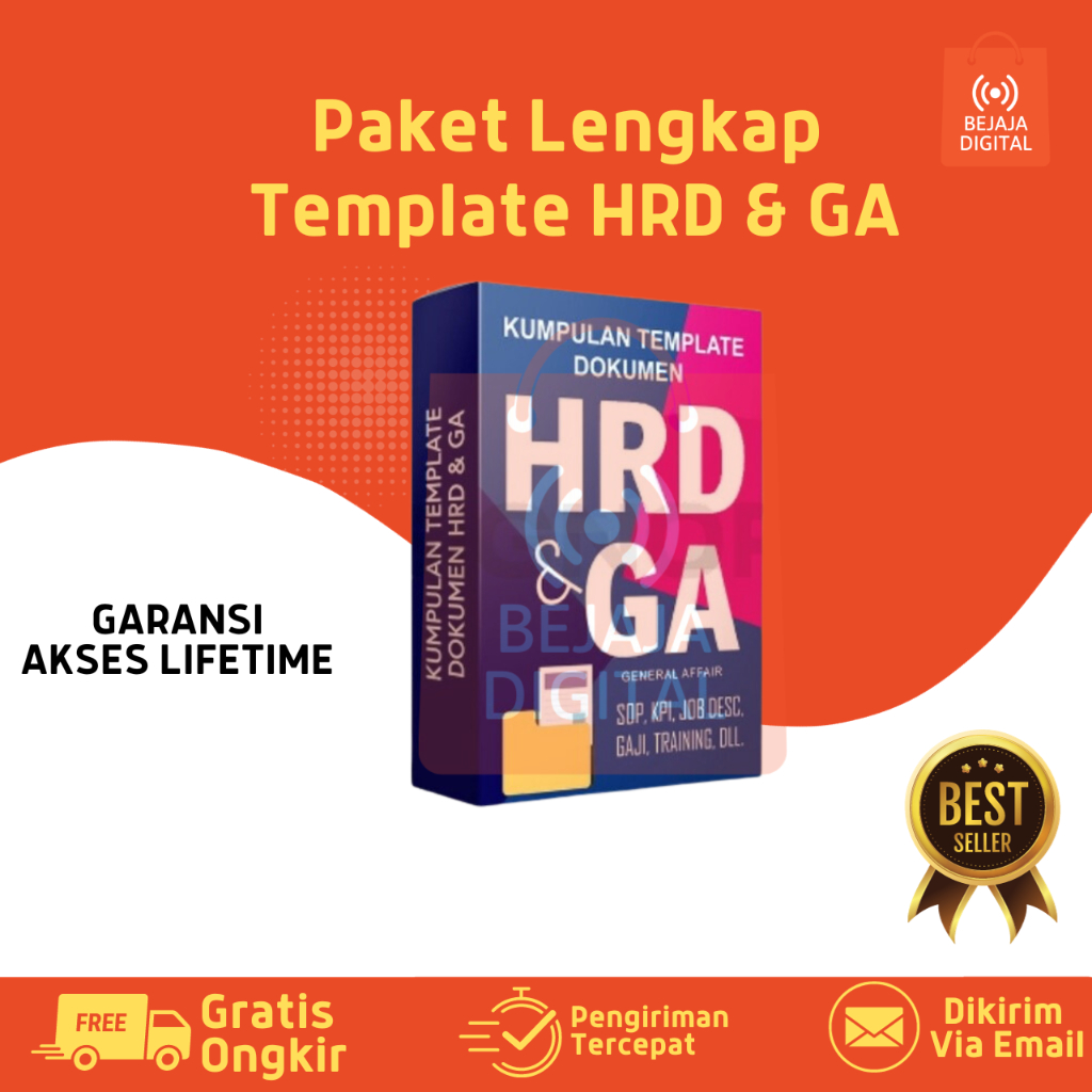 Jual Paket Lengkap Template HRD & GA - Rekrutmen, Kompensasi, KPI ...