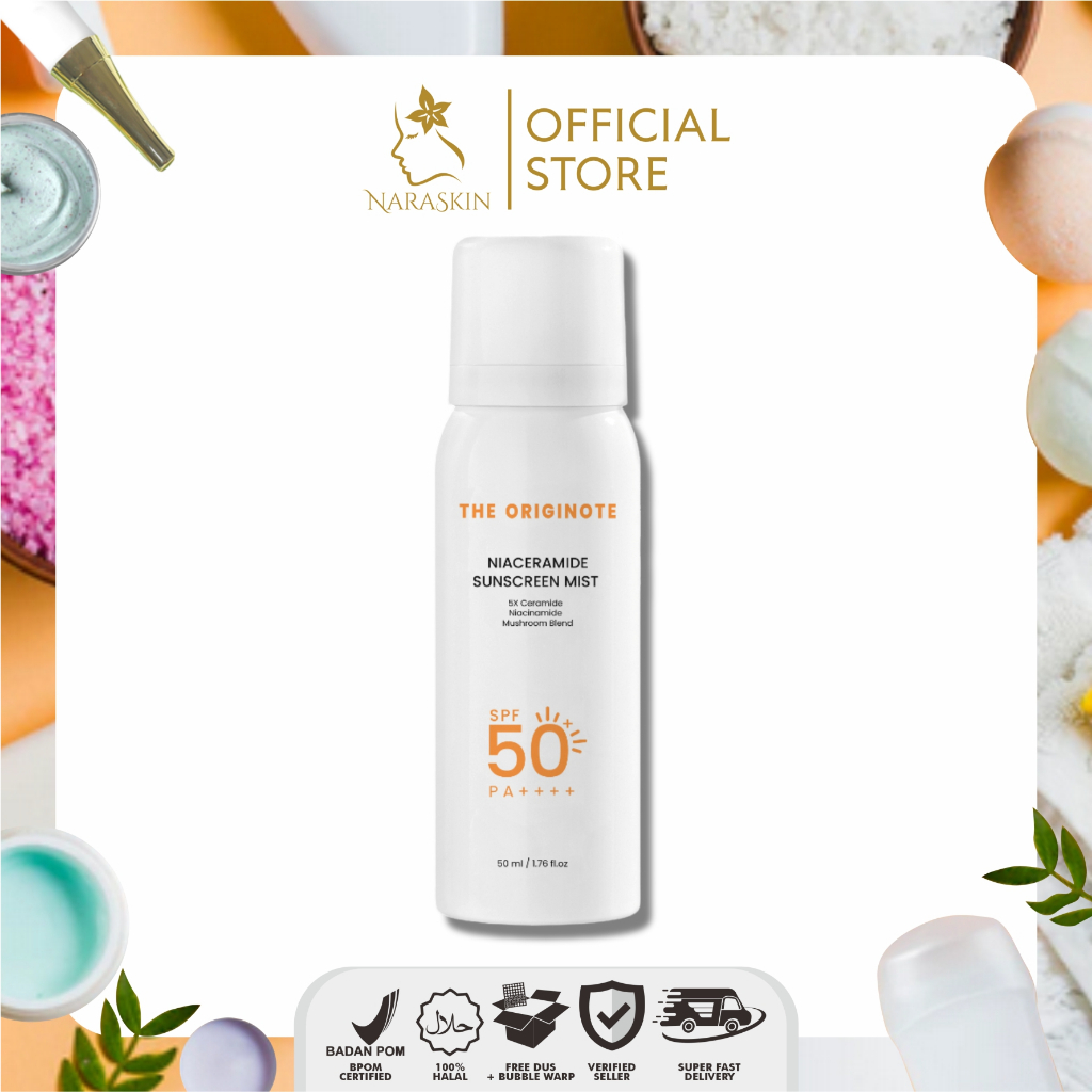 Jual The Originote Niaceramide Sunscreen Mist SPF 50 PA++++ - Sunscreen ...