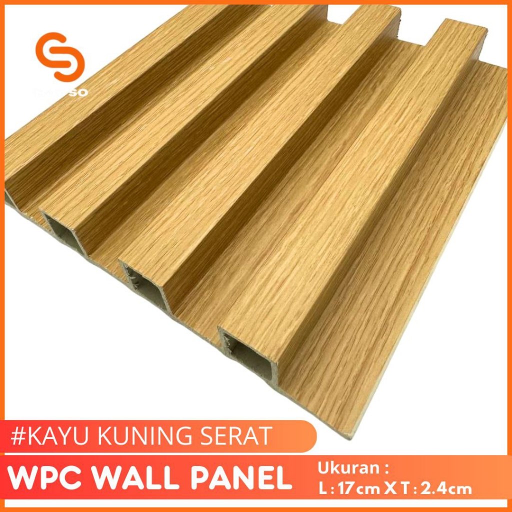 Jual WPC wallPanel 3 Meter Dekorasi Dinding Kayu | Wall Panel Wood panel 3M 3D 300cm X 17cm ...