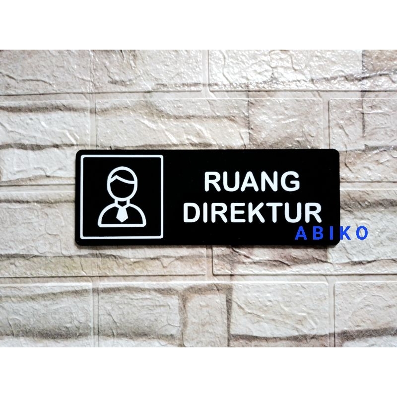 Jual ABIKO SIGN BOARD ACRYLIC - PAPAN TANDA AKRILIK RUANG DIREKTUR ...