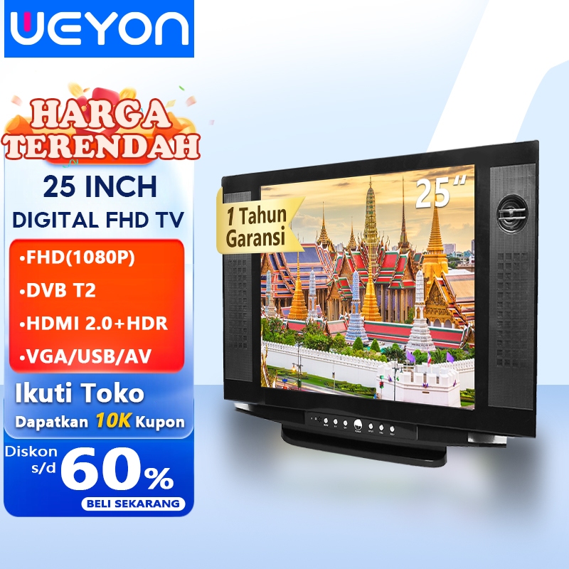 Jual Weyon Sakura TV LED 25 inch TV Tabung Digital HD Semi Flat ...