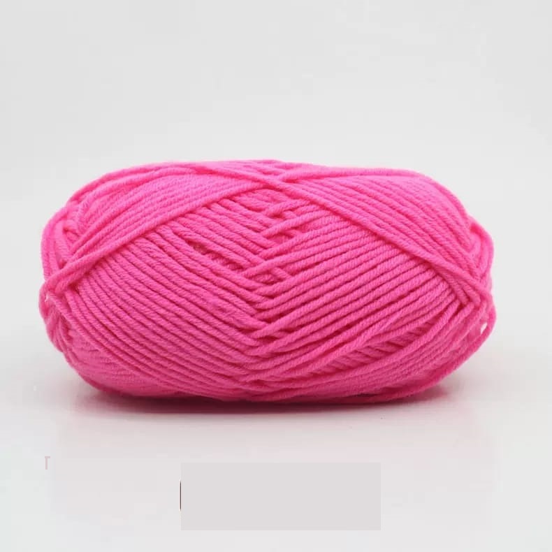 Jual Benang Rajut Milk Catton 5Ply 1-50 Warna /Benang Rajut Katun Susu ...