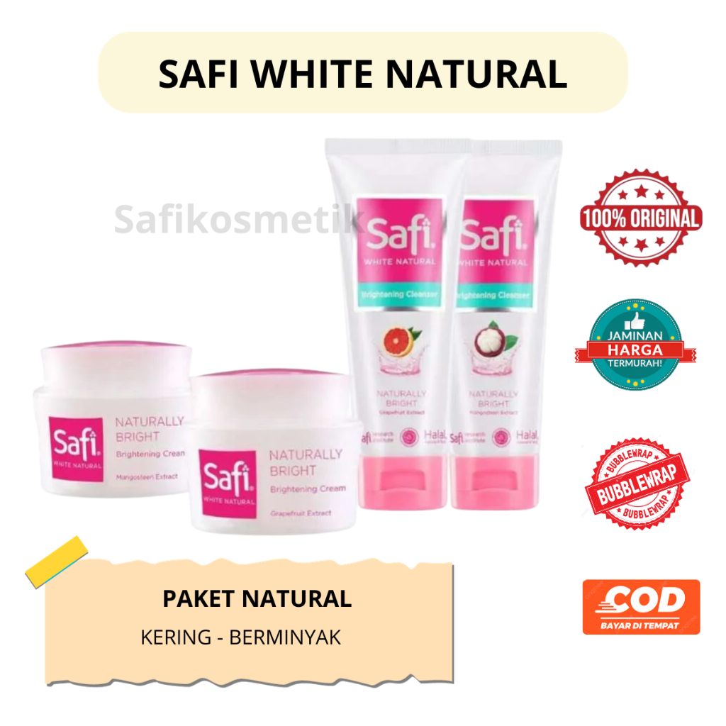 Jual Paket Safi White Natural Untuk Remaja | Shopee Indonesia