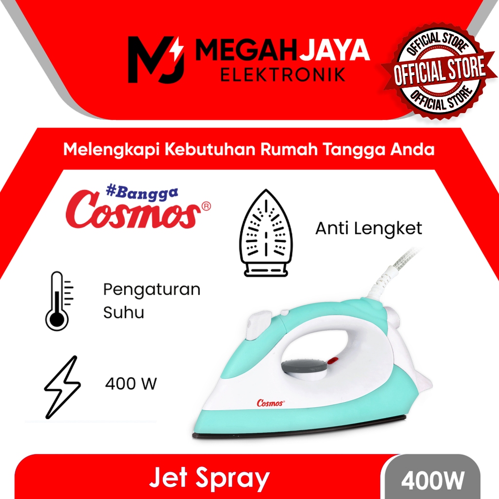 Jual [COD READY] COSMOS SETRIKA ANTI LENGKET CI-4110 N / CI 4110 N ...