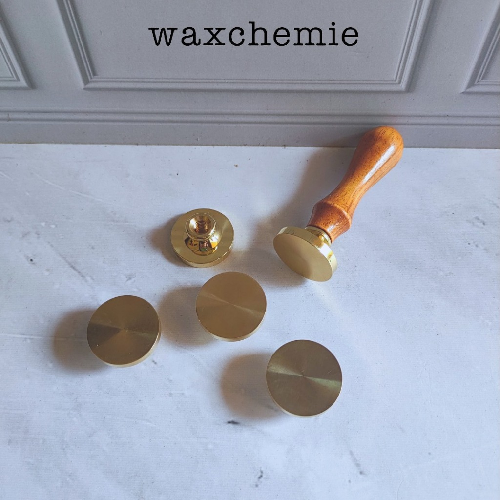 Jual Wax Seal Stamp Head / Segel Lilin / 25mm & 30mm (Tanpa Gagang ...