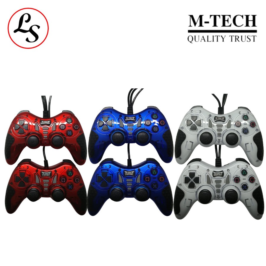 Jual M-TECH GAMEPAD Joystick Stik Stick PS PC Double Turbo Mtech MT ...