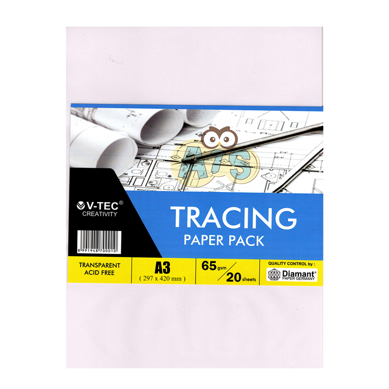 Jual Kertas Kalkir / Tracing Paper A3 V-TEC | Shopee Indonesia