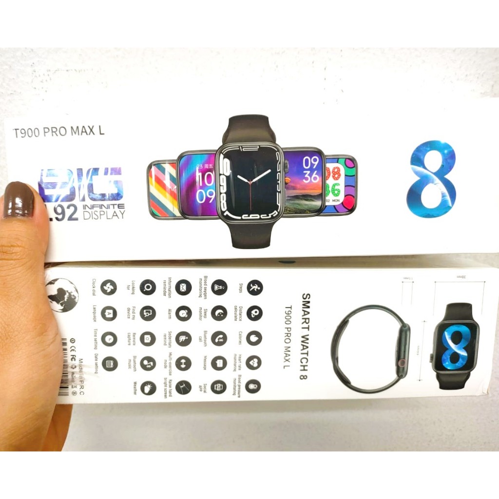 Jual SMARTWATCH T900 PRO MAX L BIG 1.92 | Shopee Indonesia