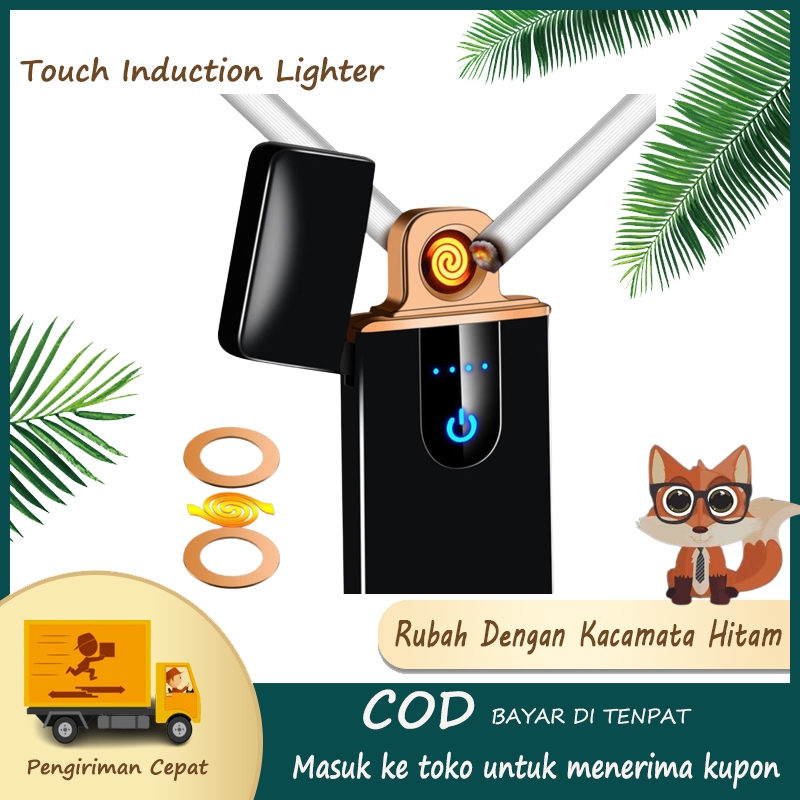 Jual 【COD】Korek Api Elektrik Fingerprint Sensor Styles Korek Api ...