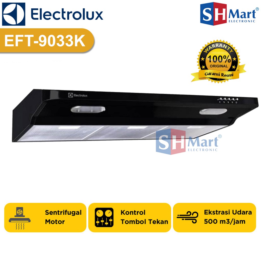 Jual Cooker hood ELECTROLUX EFT 9033 K / EFT 9033K / EFT9033K PENGHISAP ...