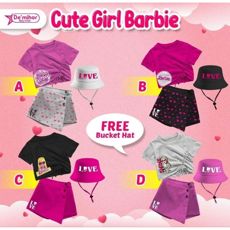 Jual Cute Girl Barbie + bucket by Dmihar | Shopee Indonesia