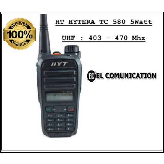 Jual JUAL HT Hytera TC-580 Handie Talkie UHF 400 Garansi 1 Tahun TC 580 TC580 ORIGINAL GARANSI ...